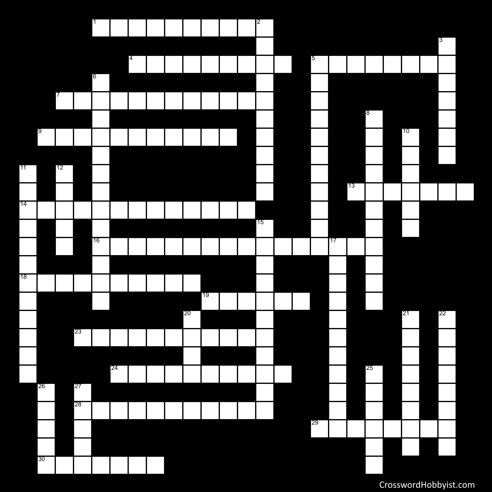 Vital Signs, Units 18, 19, 20 - Crossword Puzzle
