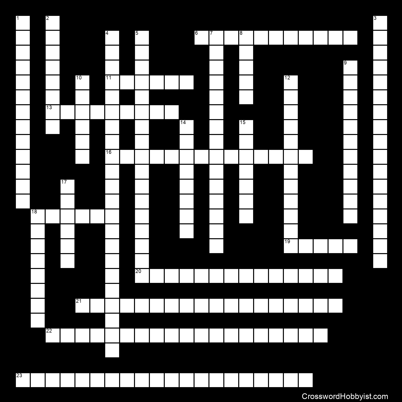 Vocab Crossword Puzzle - Crossword Puzzle