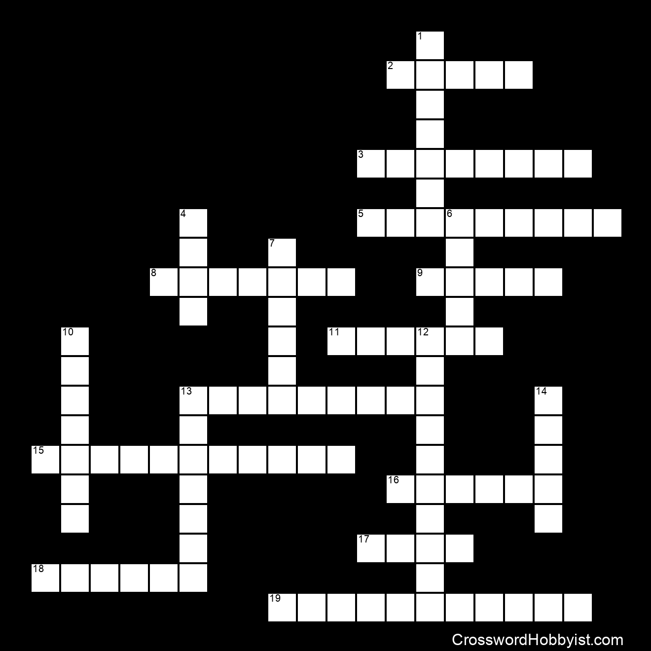 Vocabulary Crossword - Crossword Puzzle