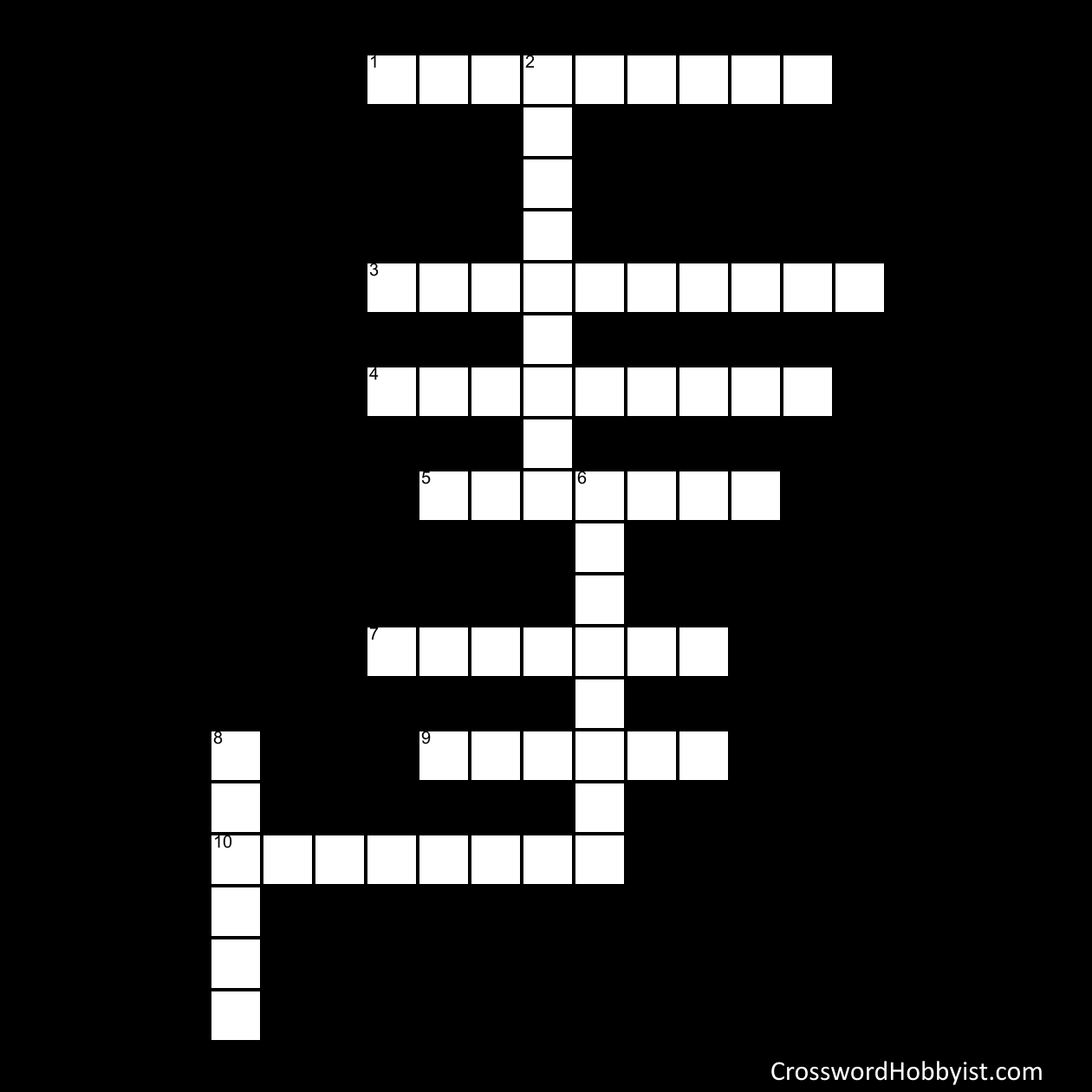 Vocabulary Lesson 30 - Crossword Puzzle
