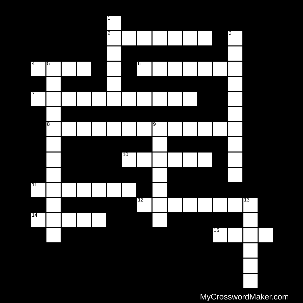 Vocabulary Review - Crossword Puzzle