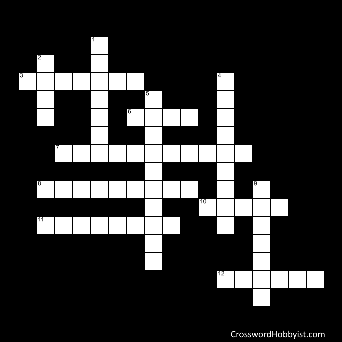 Vocabulary Review - Crossword Puzzle