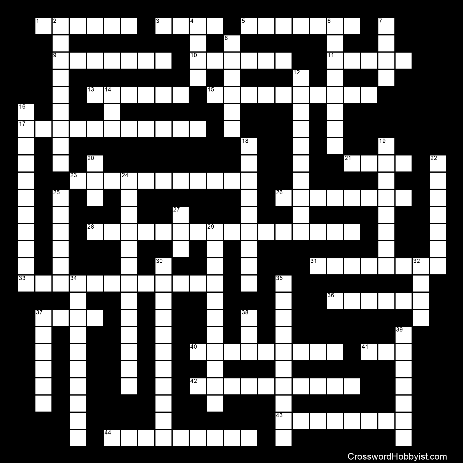 Waste Economics and LCA - Crossword Puzzle