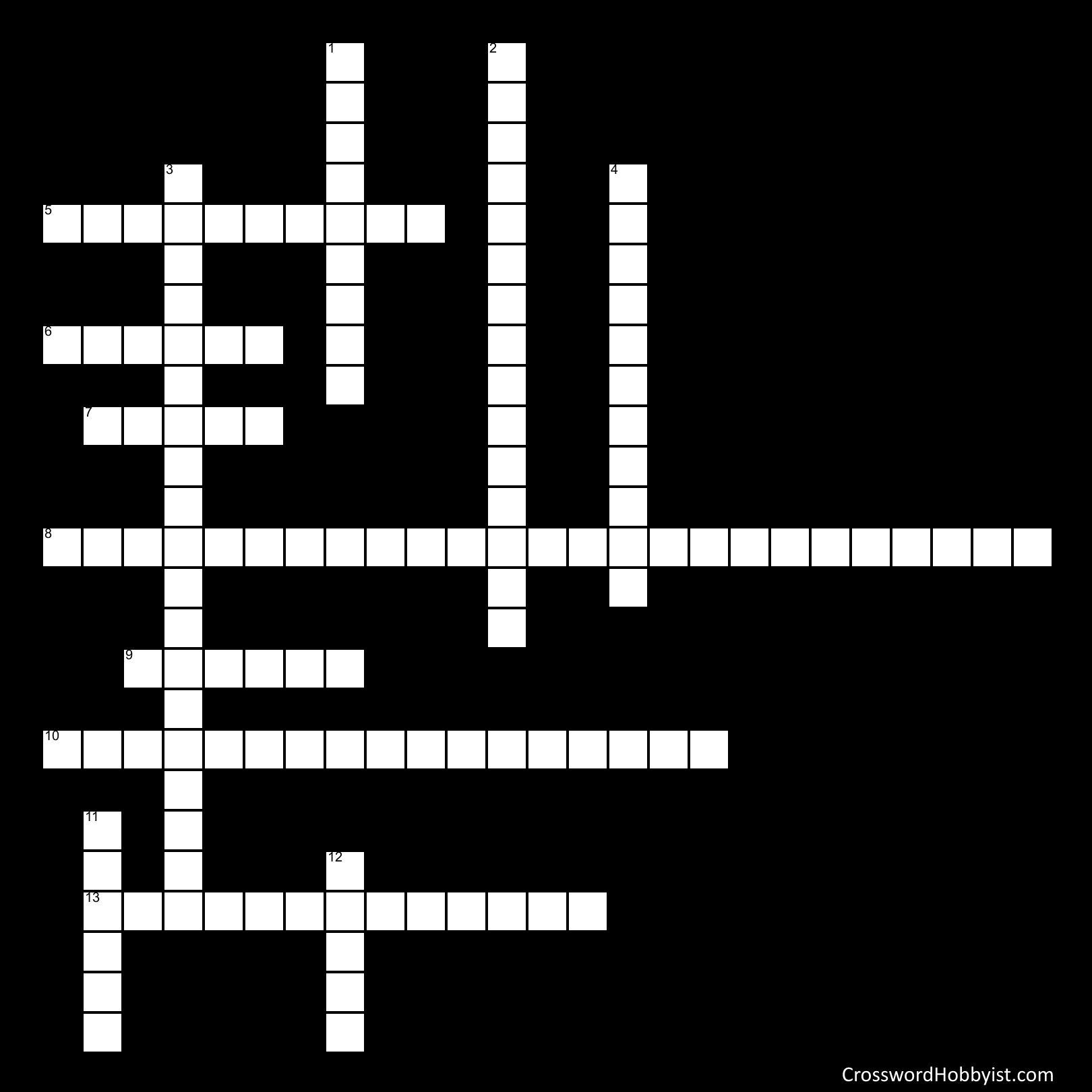 William Shakespeare - Crossword Puzzle
