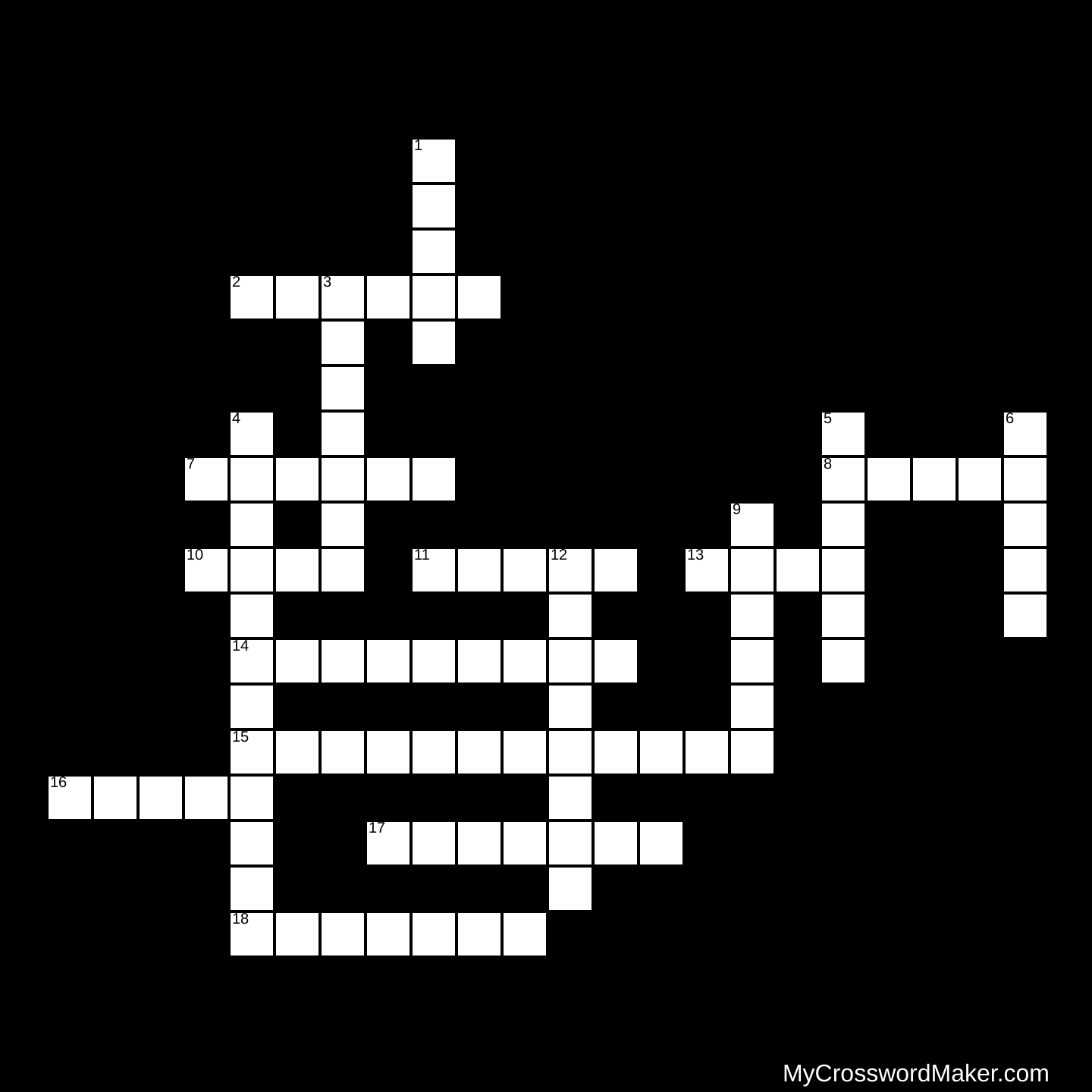 William Shakespeare - Crossword Puzzle