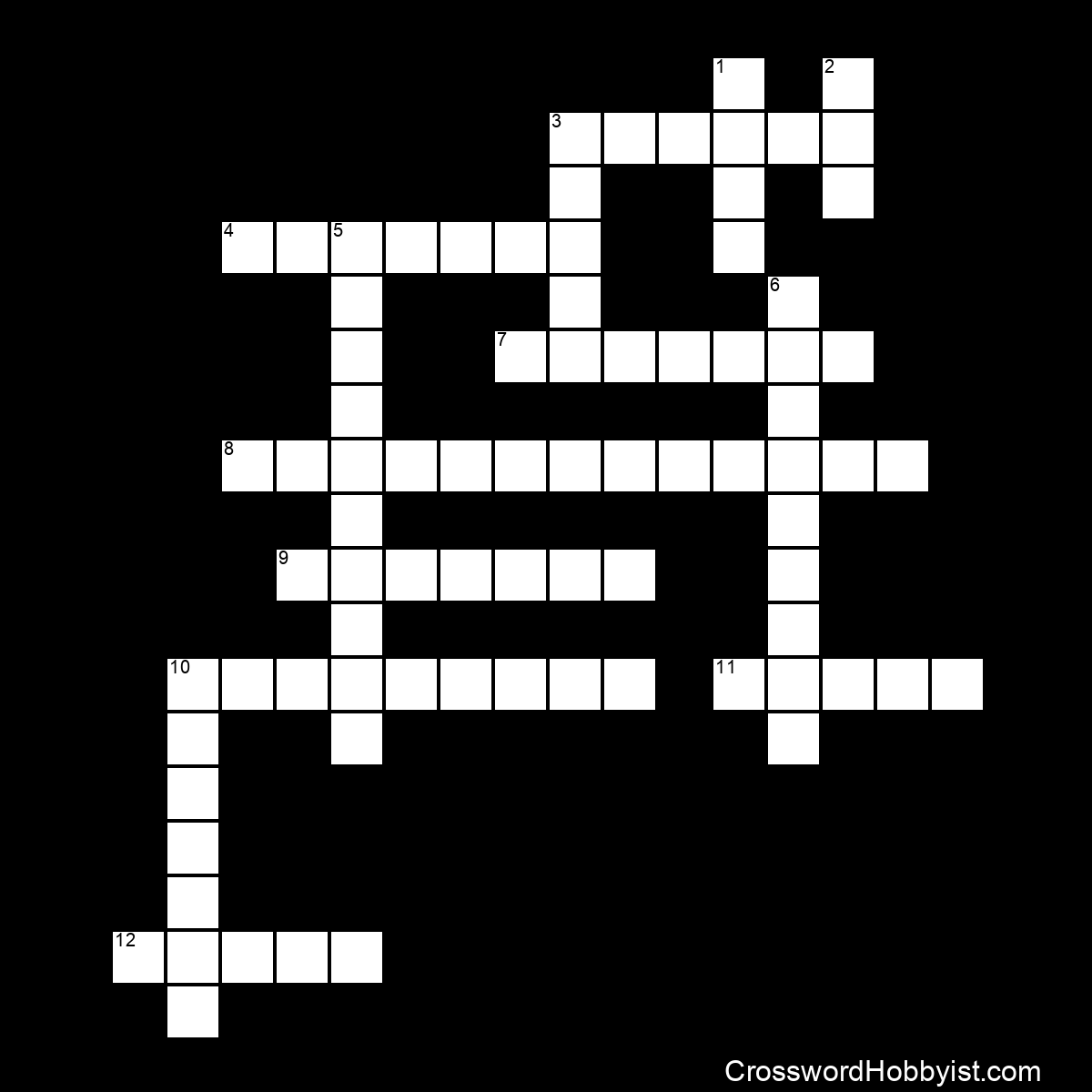 Winning Colors CrossWord sheet - Crossword Puzzle