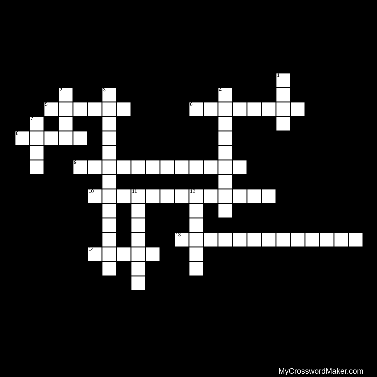 Work, Energy, and Power - Crossword Puzzle