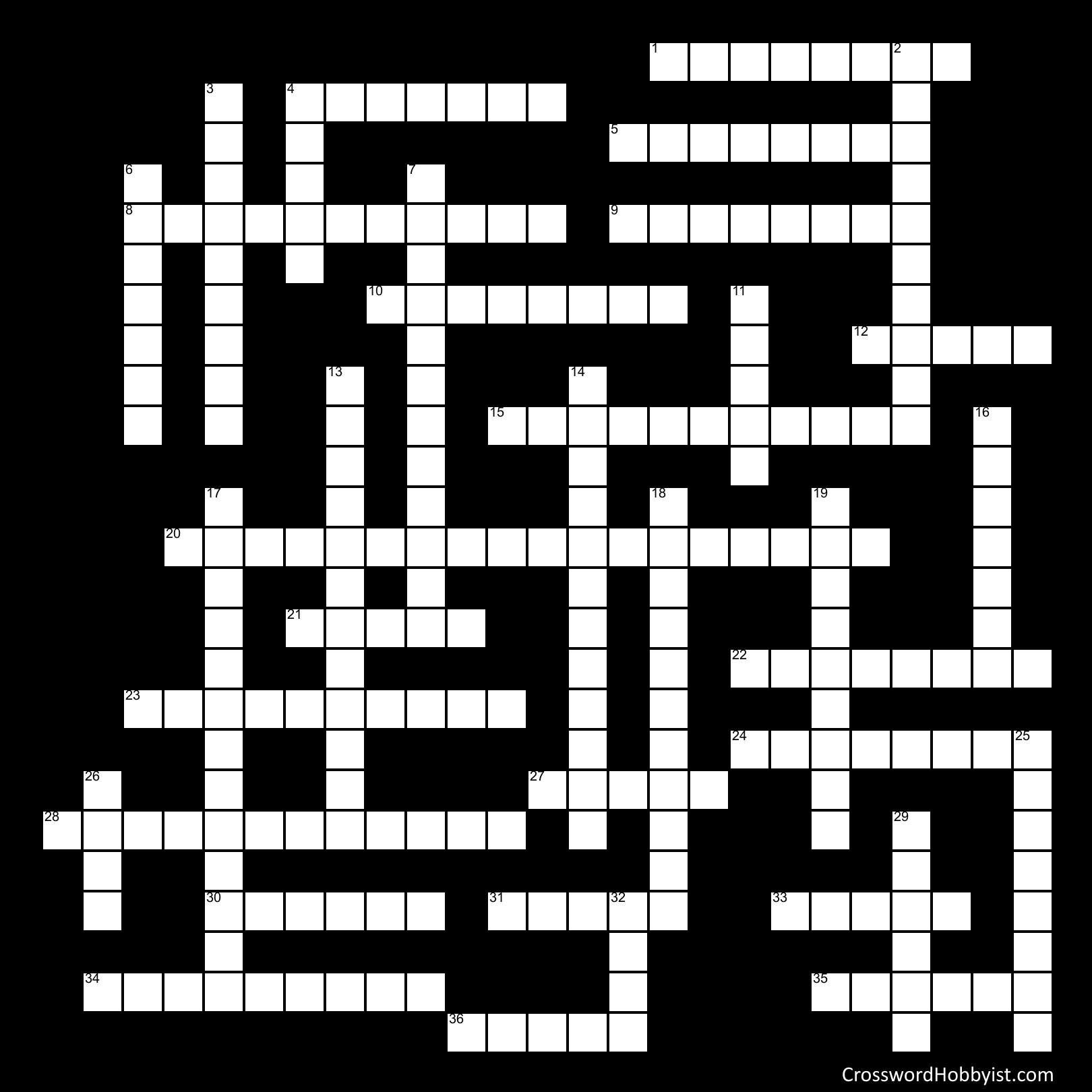 World Geography 1106 - #2 - Crossword Puzzle