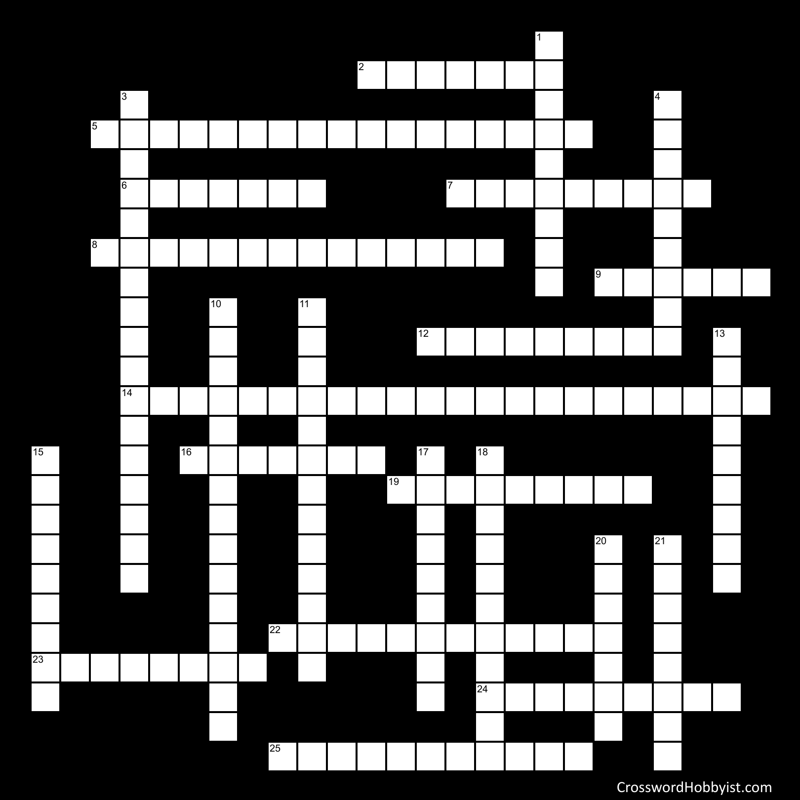 World Geography Chapter 4 Quiz - Crossword Puzzle