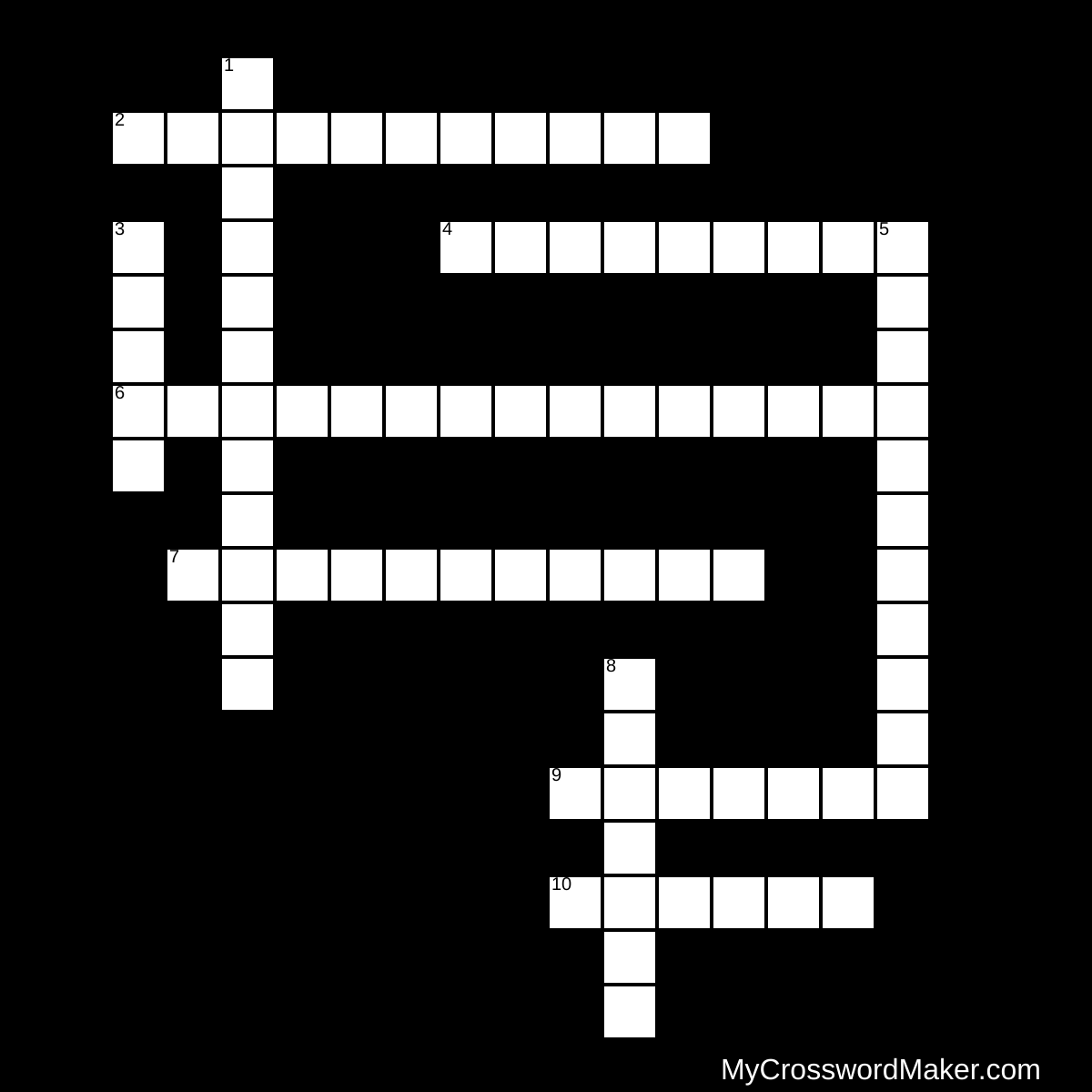 World History - Crossword Puzzle