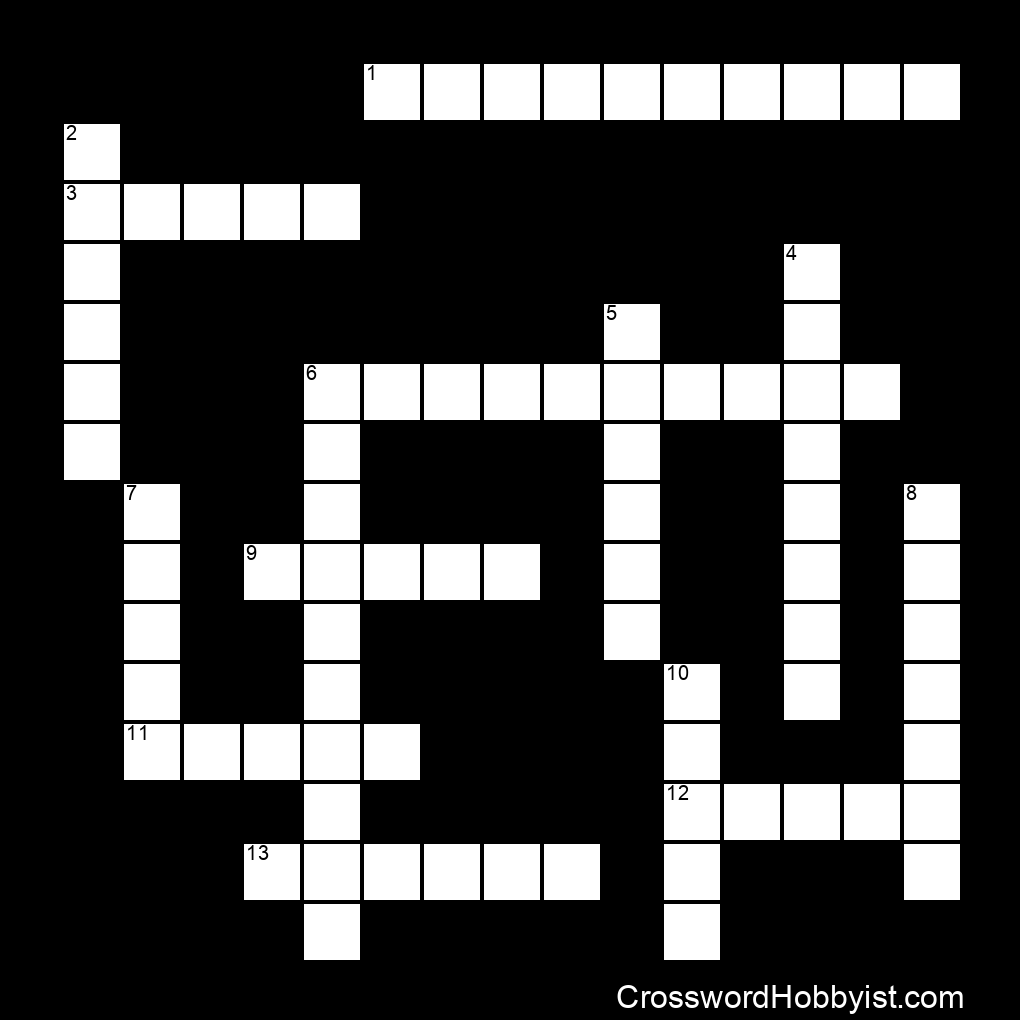 World Religion Vocabulary - Crossword Puzzle