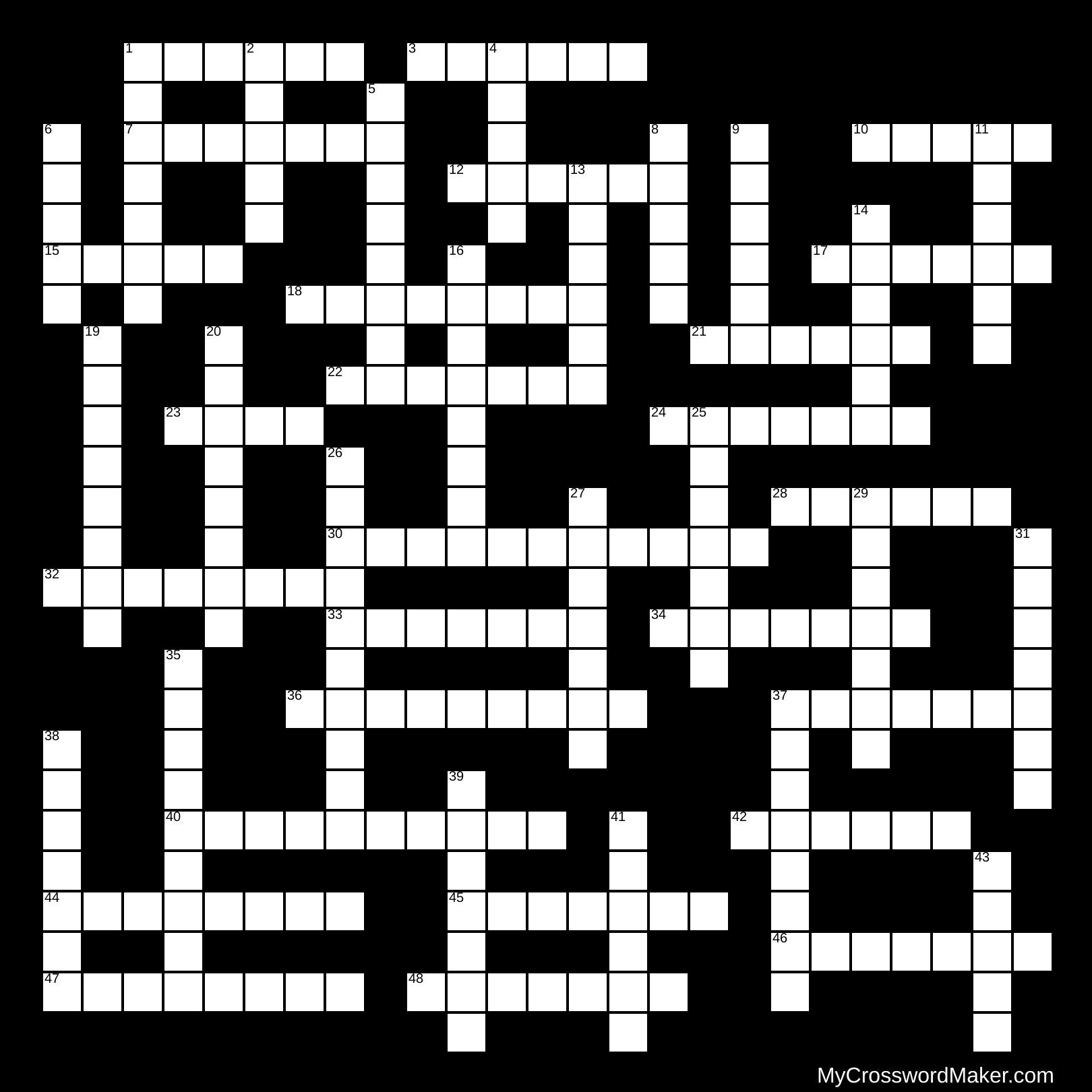 XWords • Across and Down the U.S.A. - Crossword Puzzle