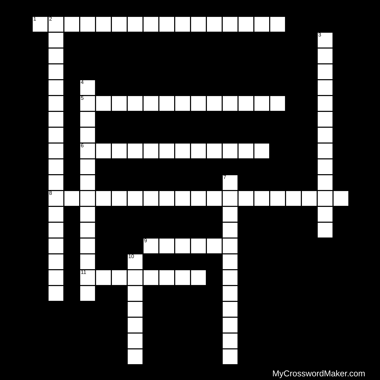 crucigrama - Crossword Puzzle