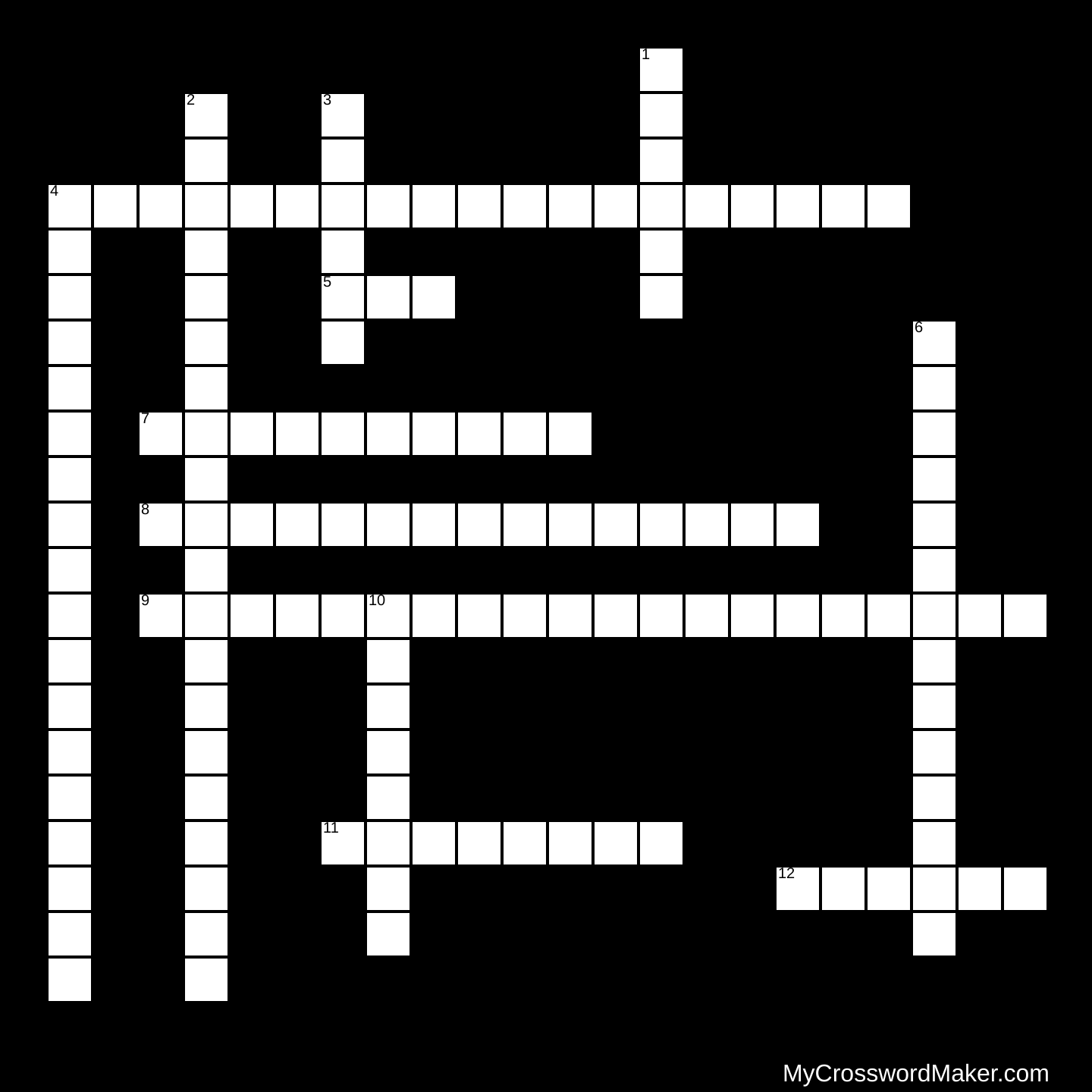 crucigrama - Crossword Puzzle