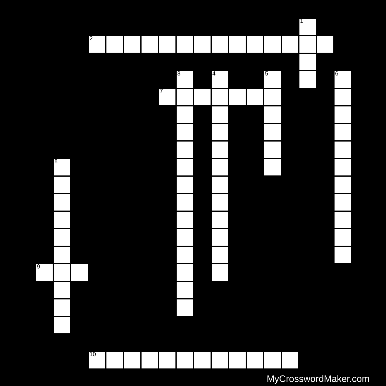 crucigrama - Crossword Puzzle