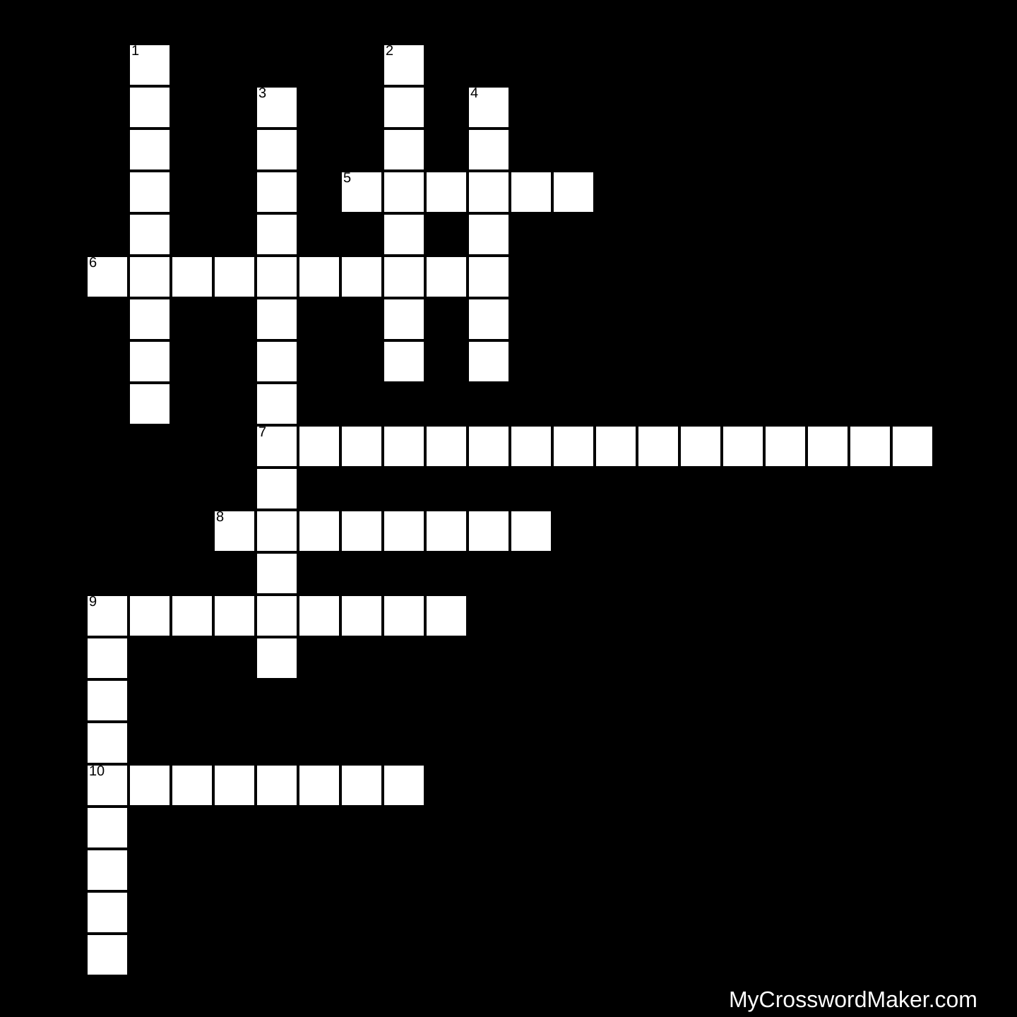 crucigrama guia prueba - Crossword Puzzle