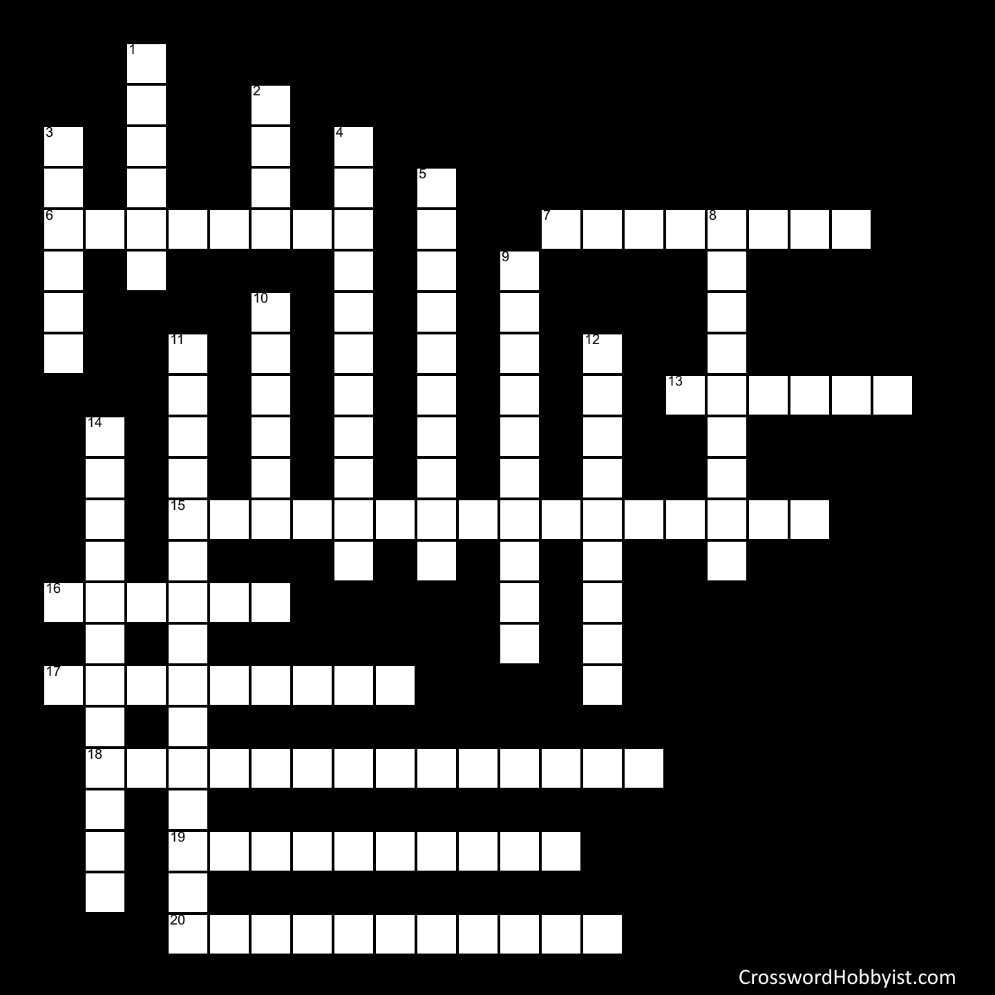 minerals and rocks - Crossword Puzzle