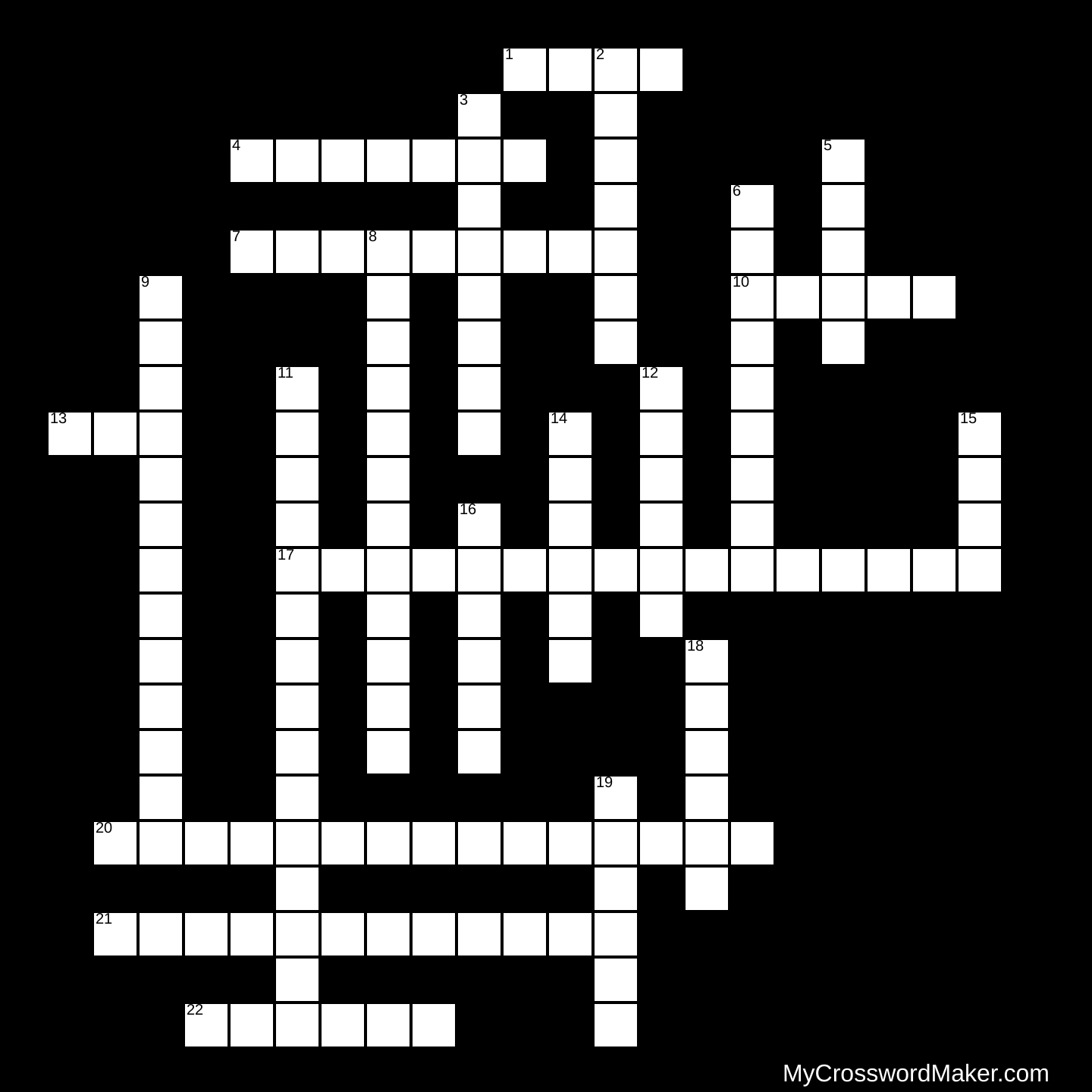 poetry vocabulary - Crossword Puzzle