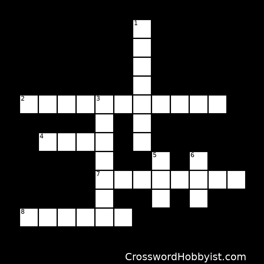 random - Crossword Puzzle