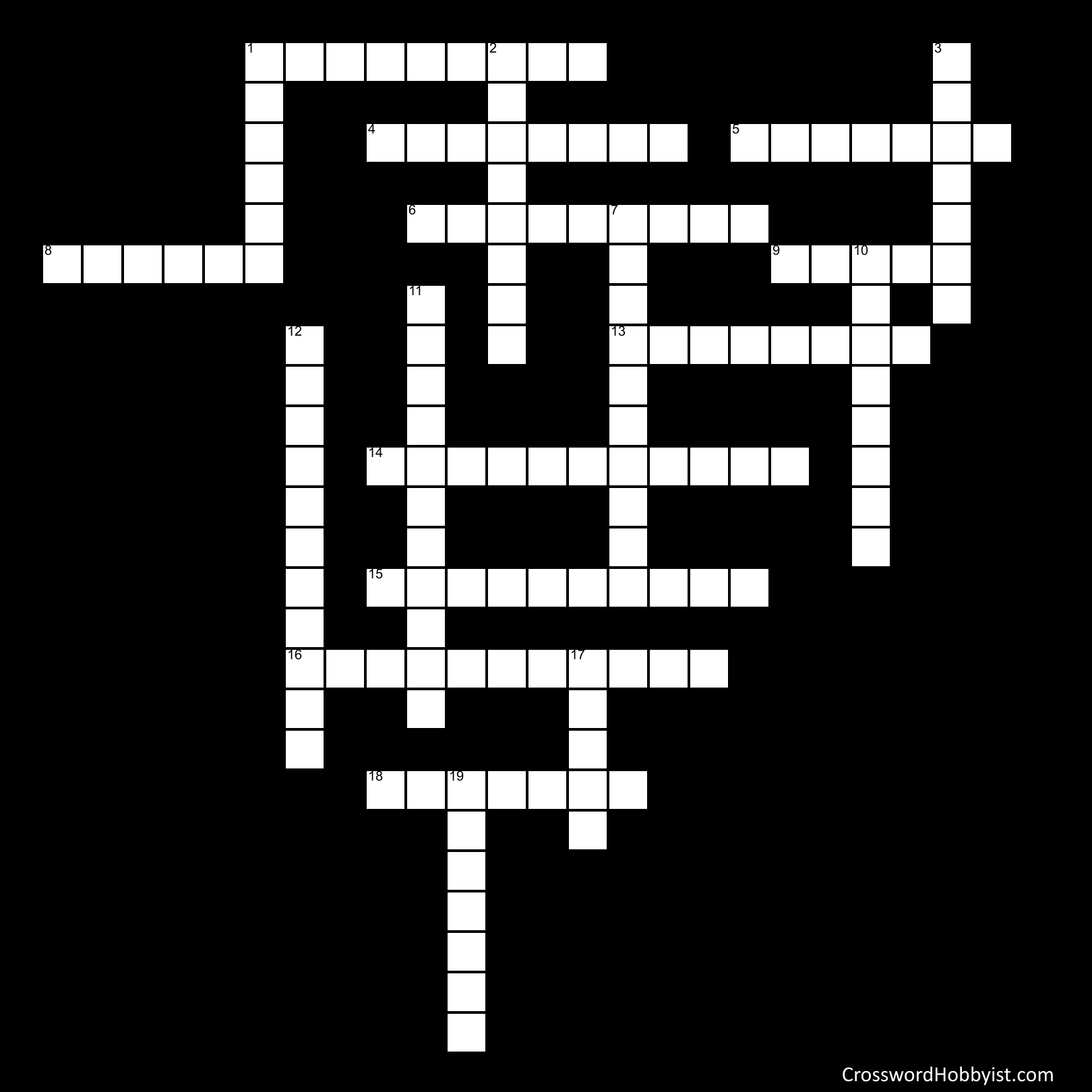 test words - Crossword Puzzle
