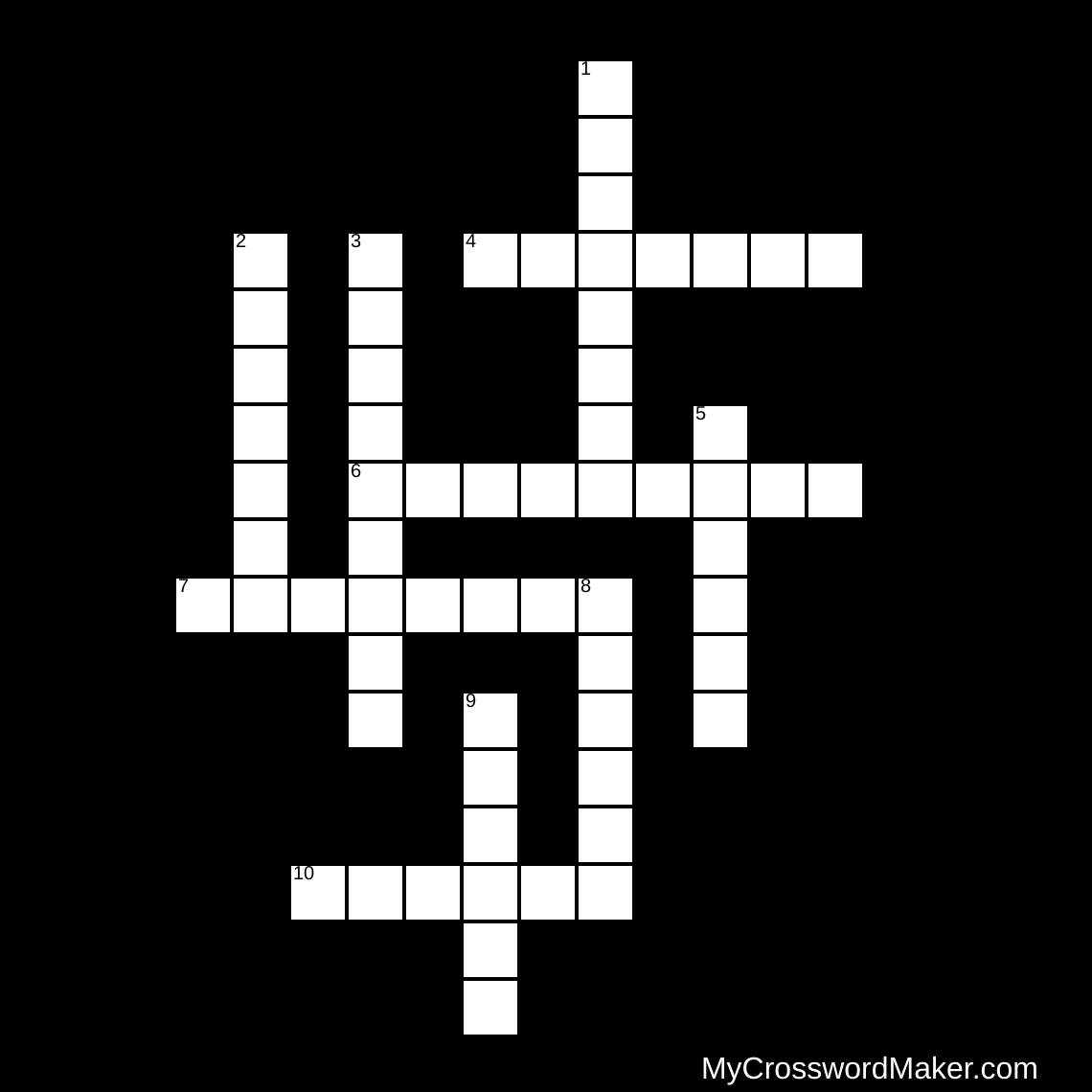 tion, sion and ture Words - Crossword Puzzle