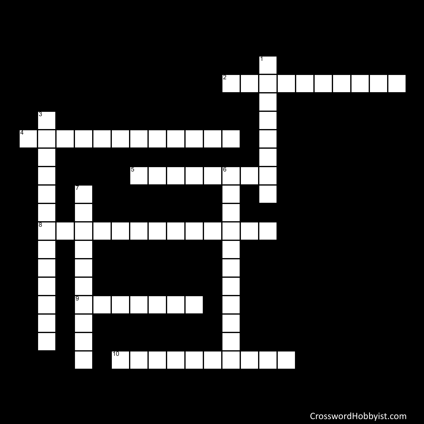 vocabulary list # 1 - Crossword Puzzle