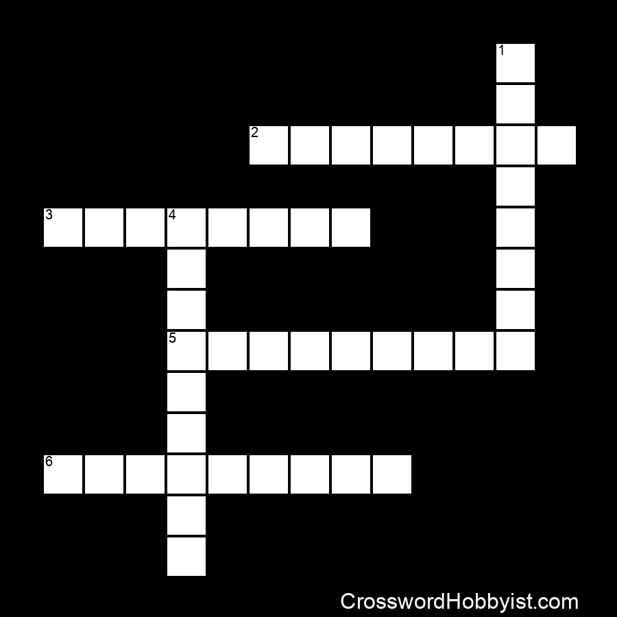 Vocabulary Word Puzzle Crossword Puzzle